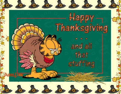 Garfield Thanksgiving Moving Gif Happy Thanksgiving Animated Gif GIFs