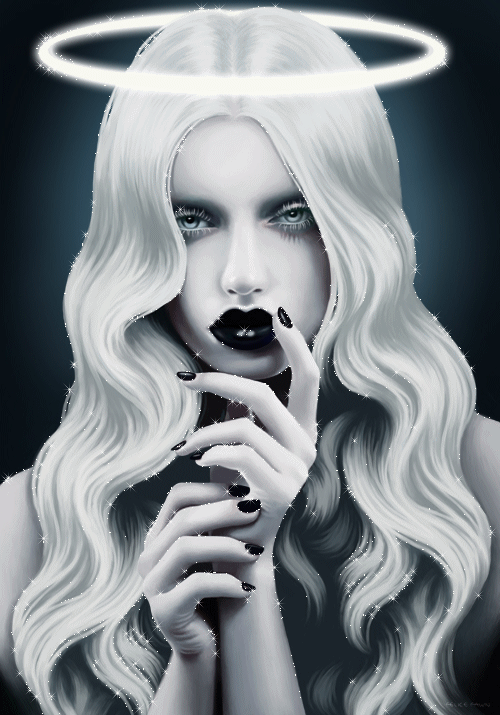 Download Glitter Gothic Model Woman Felice Fawn Gif