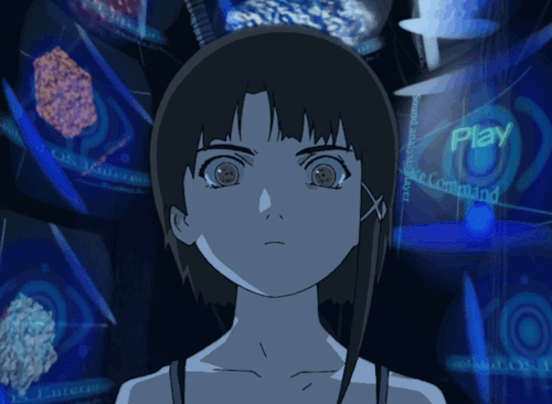 Anime Serial Experiments Lain Gif - Gif Abyss