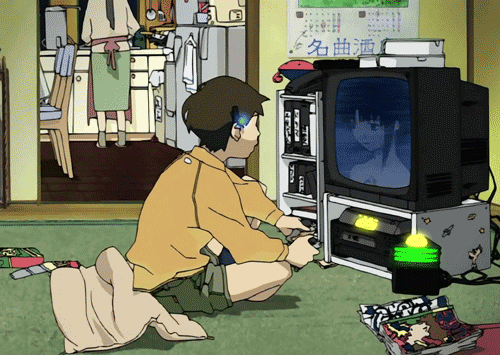 Anime Serial Experiments Lain Gif - Gif Abyss