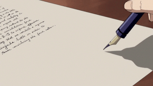 Anime Writing Gif 11 Gif Images Download