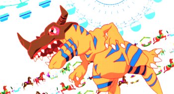 [10+] Greymon Gifs