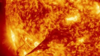 Download Space Solar Flare Sci Fi Sun Gif