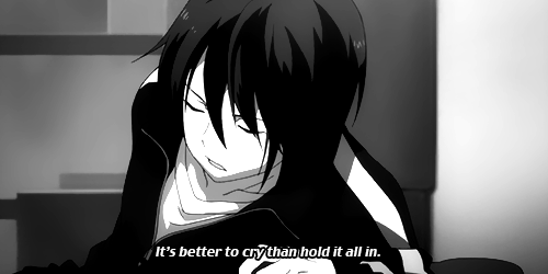 Anime Crying Boy Gif