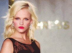 Download Fashion Model Woman Ginta Lapina Gif