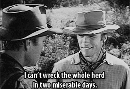 Download Clint Eastwood Western TV Show Rawhide Gif - Gif Abyss