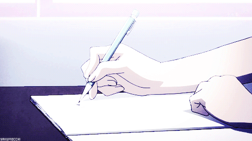 Anime Writing Gif 14 Gif Images Download