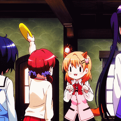 Download Gochūmon Wa Usagi Desu Ka Is The Order A Rabbit Anime Gif