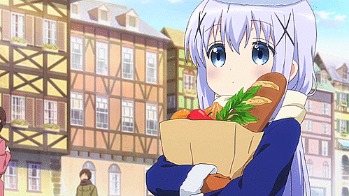 Download Gochūmon Wa Usagi Desu Ka Is The Order A Rabbit Anime Gif