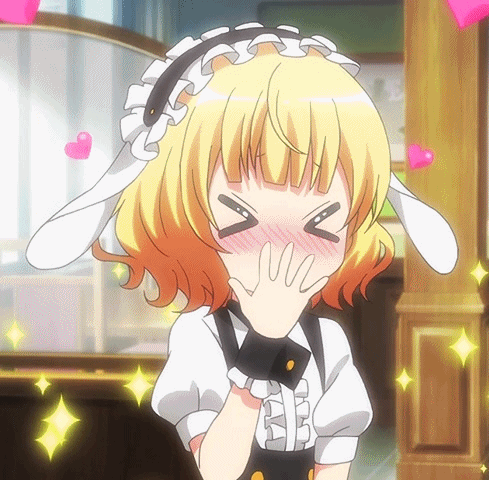 Download Gochūmon Wa Usagi Desu Ka Is The Order A Rabbit Anime Gif