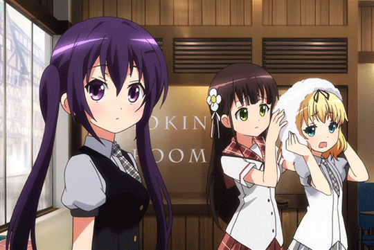 Download Gochūmon Wa Usagi Desu Ka Is The Order A Rabbit Anime Gif