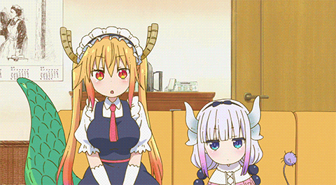 Download Miss Kobayashi's Dragon Maid Anime Gif