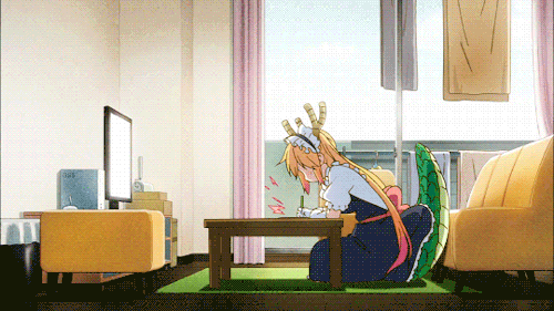 Download Miss Kobayashi's Dragon Maid Anime Gif