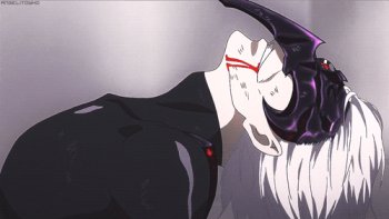 Tokyo Ghoul — Animated: White-Haired Awakening - Gif Abyss
