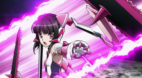 Download Anime Senki Zesshou Symphogear Gif