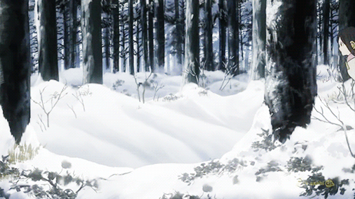 Anime Winter Gif Anime Girl Snow Gif | Tumblr