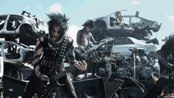 Download Heavy Metal Hard Rock Glam Metal Music Black Veil Brides Gif