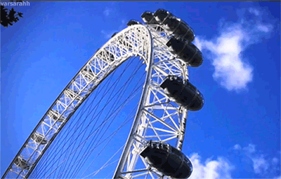 Download Amusement Park Man Made Ferris Wheel Gif