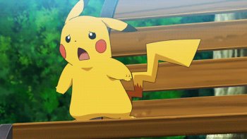 Electric Pikachu in Action – Vibrant Pokémon Anime GIF