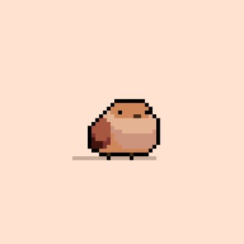 Charming Pixel Bird Animation