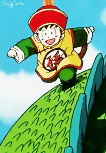 Gohan’s Joyful Leap – Classic Dragon Ball Anime Moment