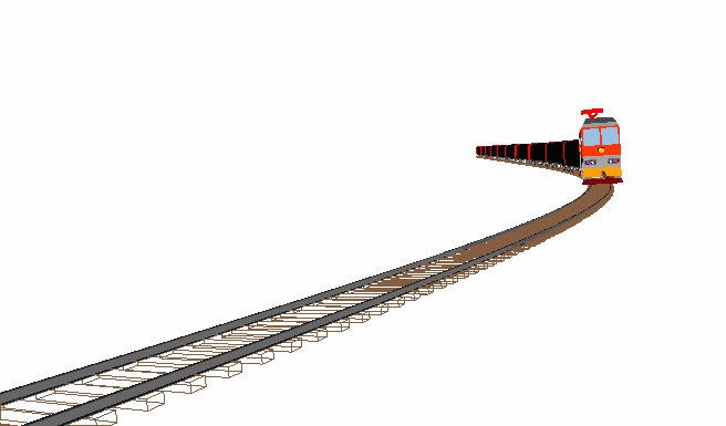 Railroad Moving Animation