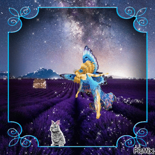 Lavender Fields by 13darkskye - Gif Abyss