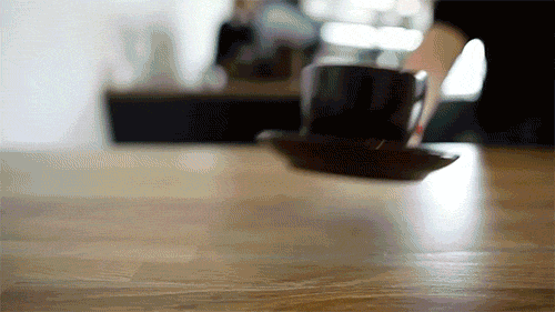 Here Is Your Coffee - Gif Abyss