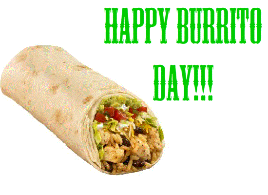 Download Food Burrito Celebration Happy Holiday Gif