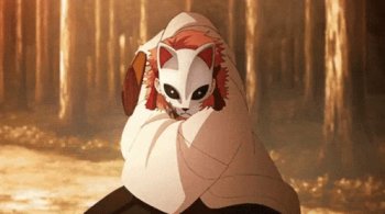 Sabito’s Fox Mask Moment | Demon Slayer: Kimetsu no Yaiba Anime GIF