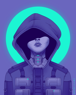 Cyber Girl by AbdulRSs