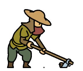 Download Video Game The Wandering Village Farmer Agriculture Digging Gif