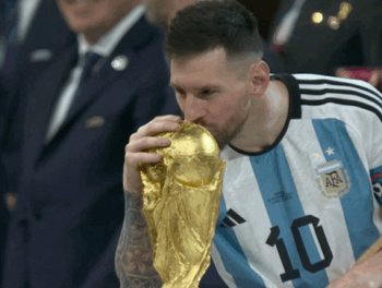 Lionel Messi’s Triumphant World Cup Victory Animated GIF – Argentina’s ...