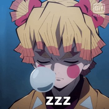 Download Sleeping Zenitsu Agatsuma Anime Demon Slayer: Kimetsu No Yaiba Gif