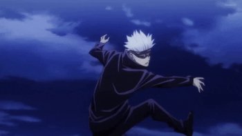 Satoru Gojo Night Strike - Jujutsu Kaisen Animated Action GIF