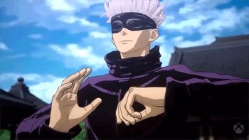 Satoru Gojo in Action: Jujutsu Kaisen Animated GIF Moment