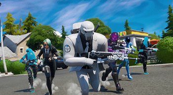 Epic Fortnite Squad: Animated Battle Royale Action - Gif Abyss