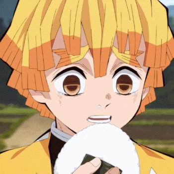 Zenitsu Agatsuma in Action | Demon Slayer: Kimetsu no Yaiba Anime GIF ...