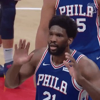 Download NBA Philadelphia 76ers Joel Embiid Sports Gif
