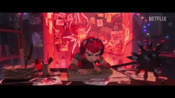 Nimona’s Fierce Artistry - Animated Movie Moment - Gif Abyss