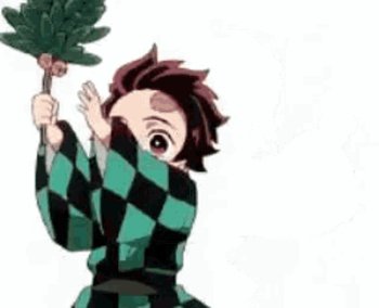 Tanjiro Kamado in Action – Demon Slayer Anime GIF