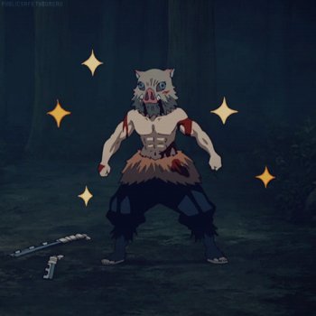 Inosuke Hashibira Fierce Stance – Demon Slayer Animated Moment