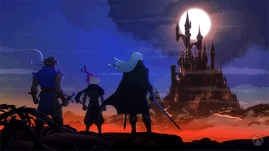 Castlevania: Nocturne - Anime Shadows Rise at Moonlit Castle