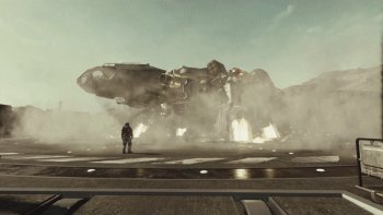 Download Spaceship Video Game Starfield Gif