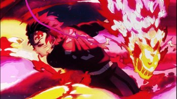 Tanjiro Kamado’s Fiery Battle – Demon Slayer Anime Action