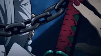 Demon Slayer: Intense Chains and Crimson Blade Animation - Gif Abyss