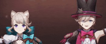Lyney & Lynette — Genshin Impact Animated GIF