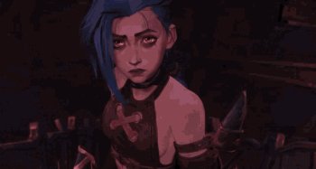 Jinx Unleashed: Animated Chaos from League of Legends