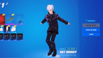 Epic Satoru Gojo Dance in Fortnite: Animated Showdown