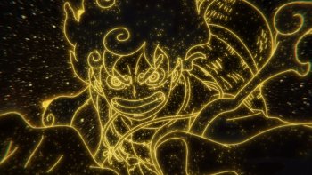 Monkey D. Luffy Gear 5: Epic Glow Anime Action from One Piece